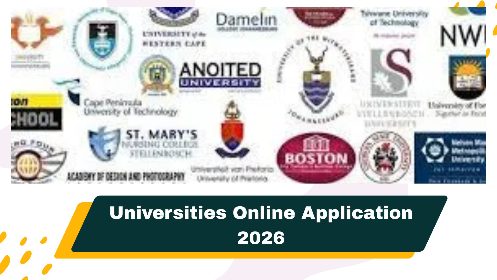 South African Universities Online Applications 2026 – How to Apply ...