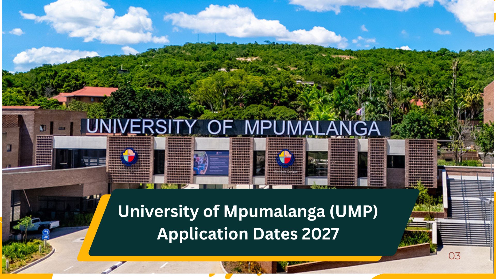 University of Mpumalanga (UMP) Application Dates 2027: Open Date and ...